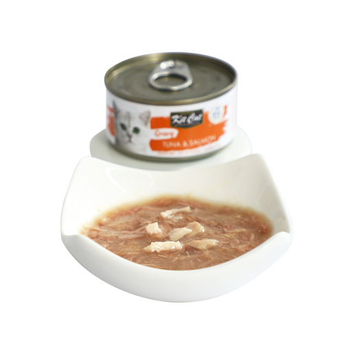 Kit Cat Gravy Canned Food Tuna And Salmon Kit Cat International Pte Ltd